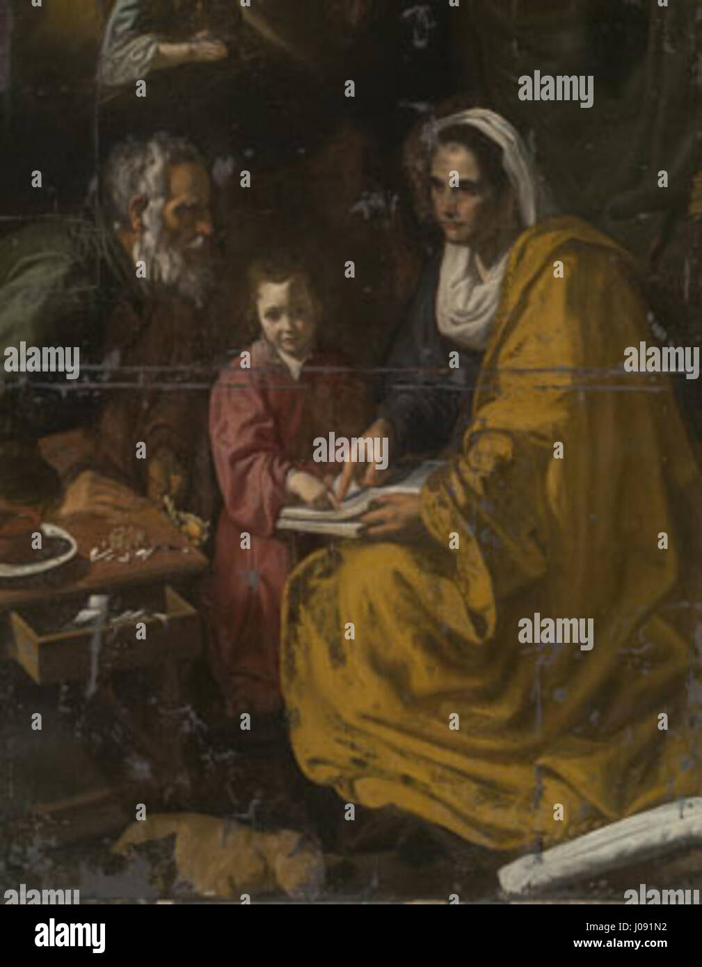 The translation of the title suggests the image is of a religious ...