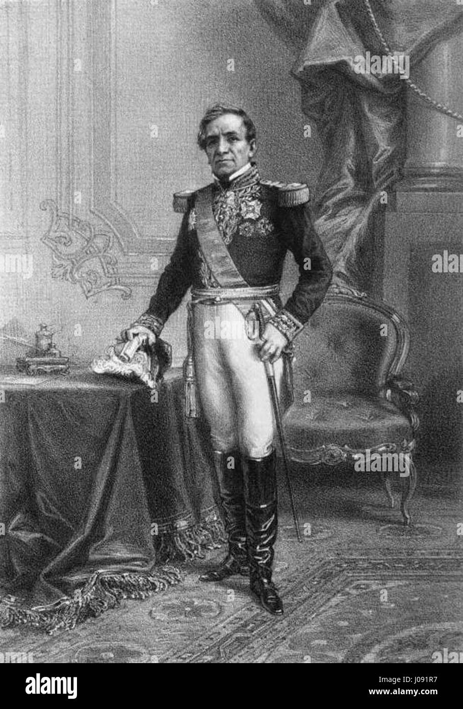 Andrés de Santa Cruz was a prominent South American military and ...