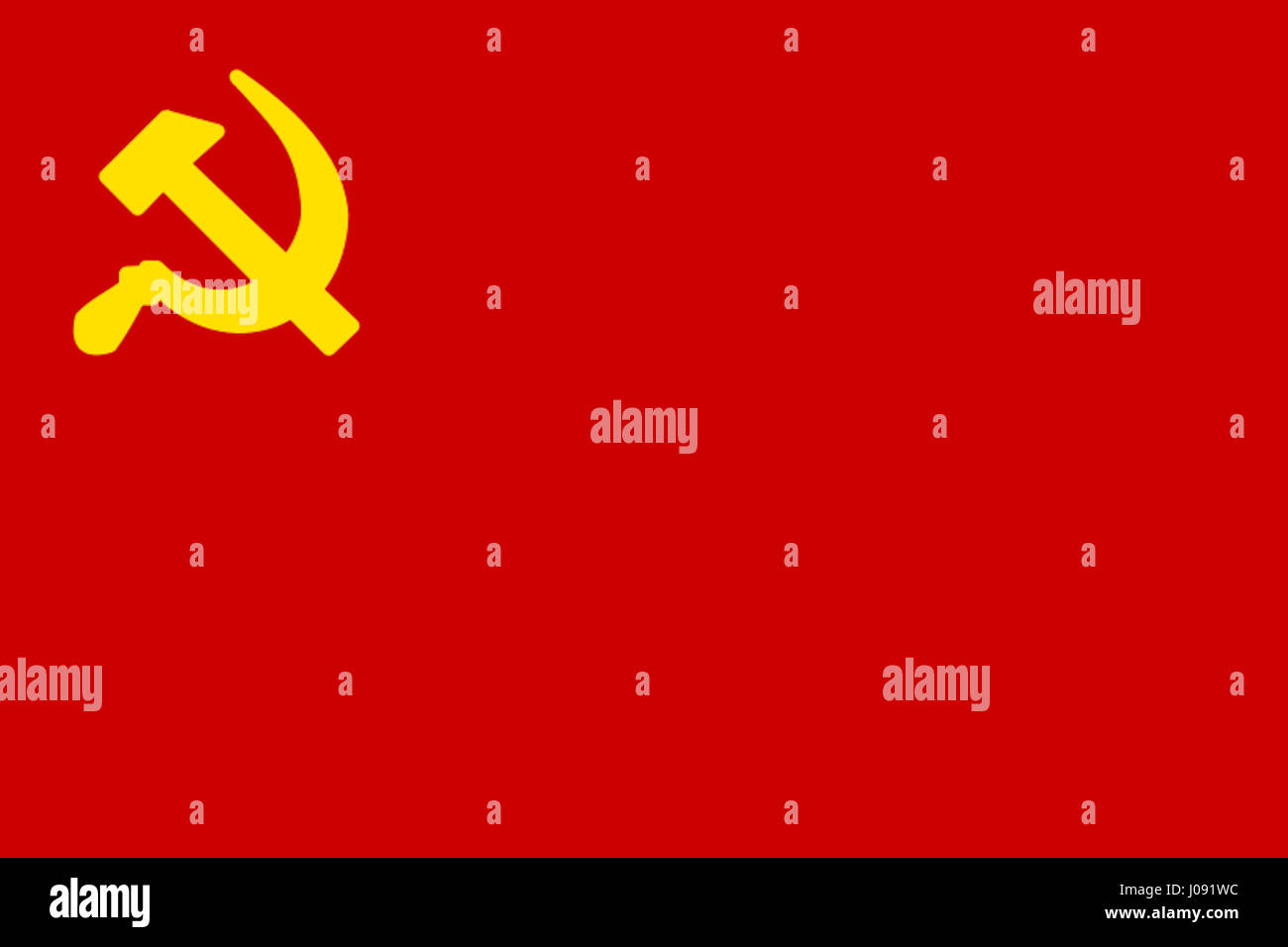 The flag of the Communist Party of Peru features a distinct design ...