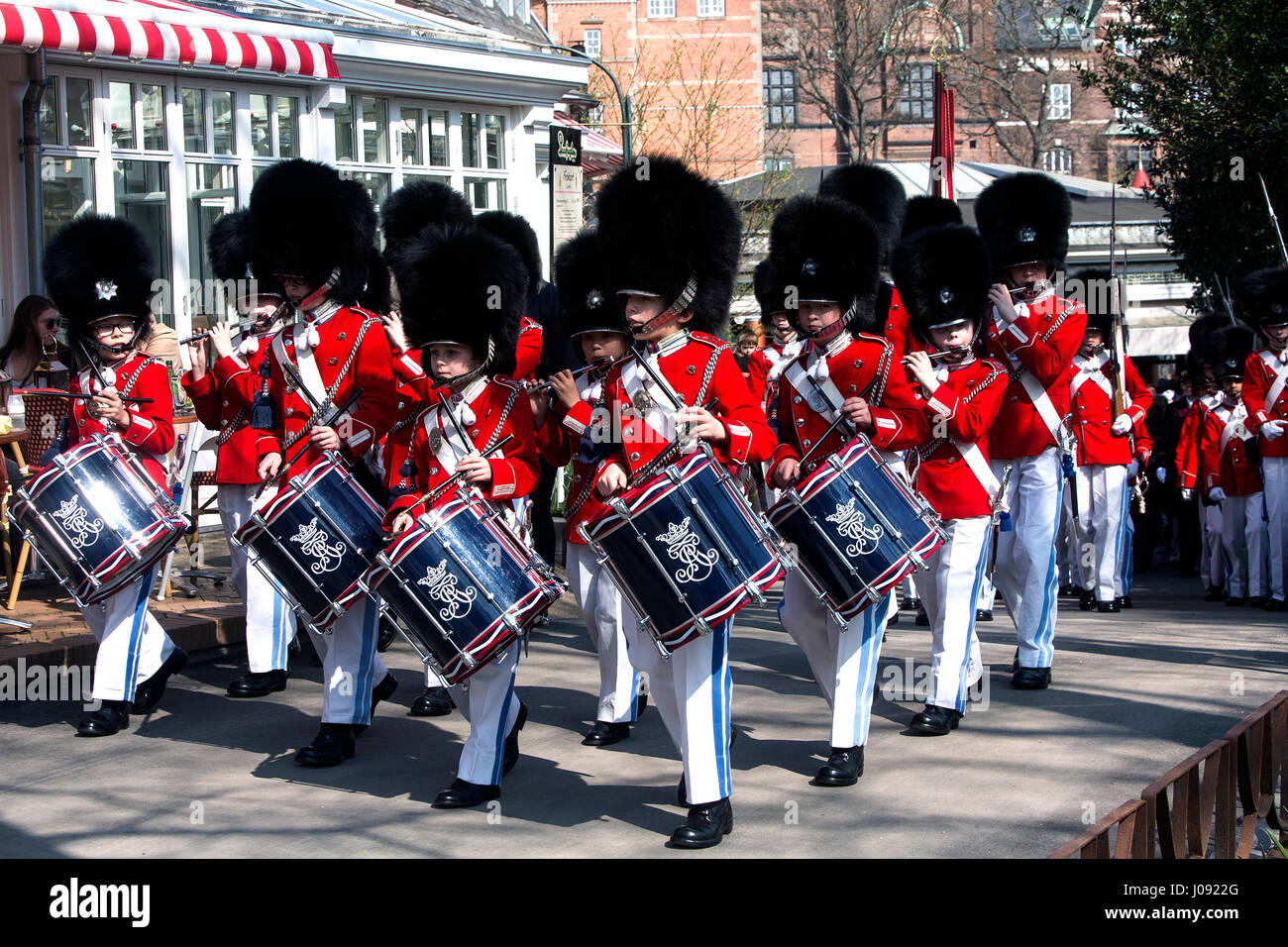 The Tivoli Guard, Copenhagen Stock Photo - Alamy
