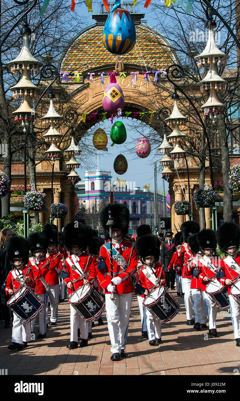 The Tivoli Guard, Copenhagen Stock Photo - Alamy