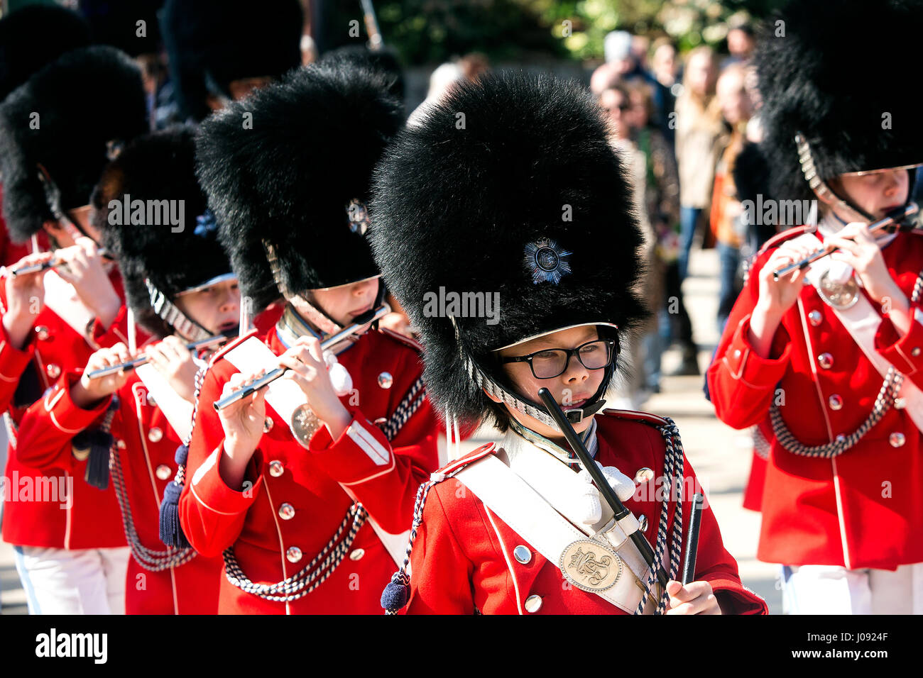 The Tivoli Guard, Copenhagen Stock Photo - Alamy