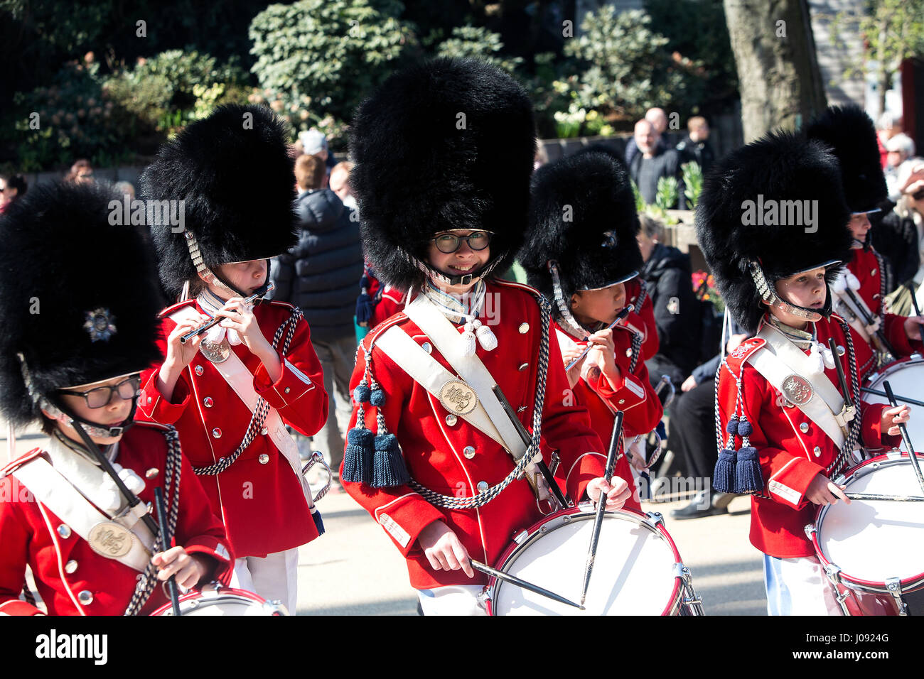 The Tivoli Guard, Copenhagen Stock Photo - Alamy