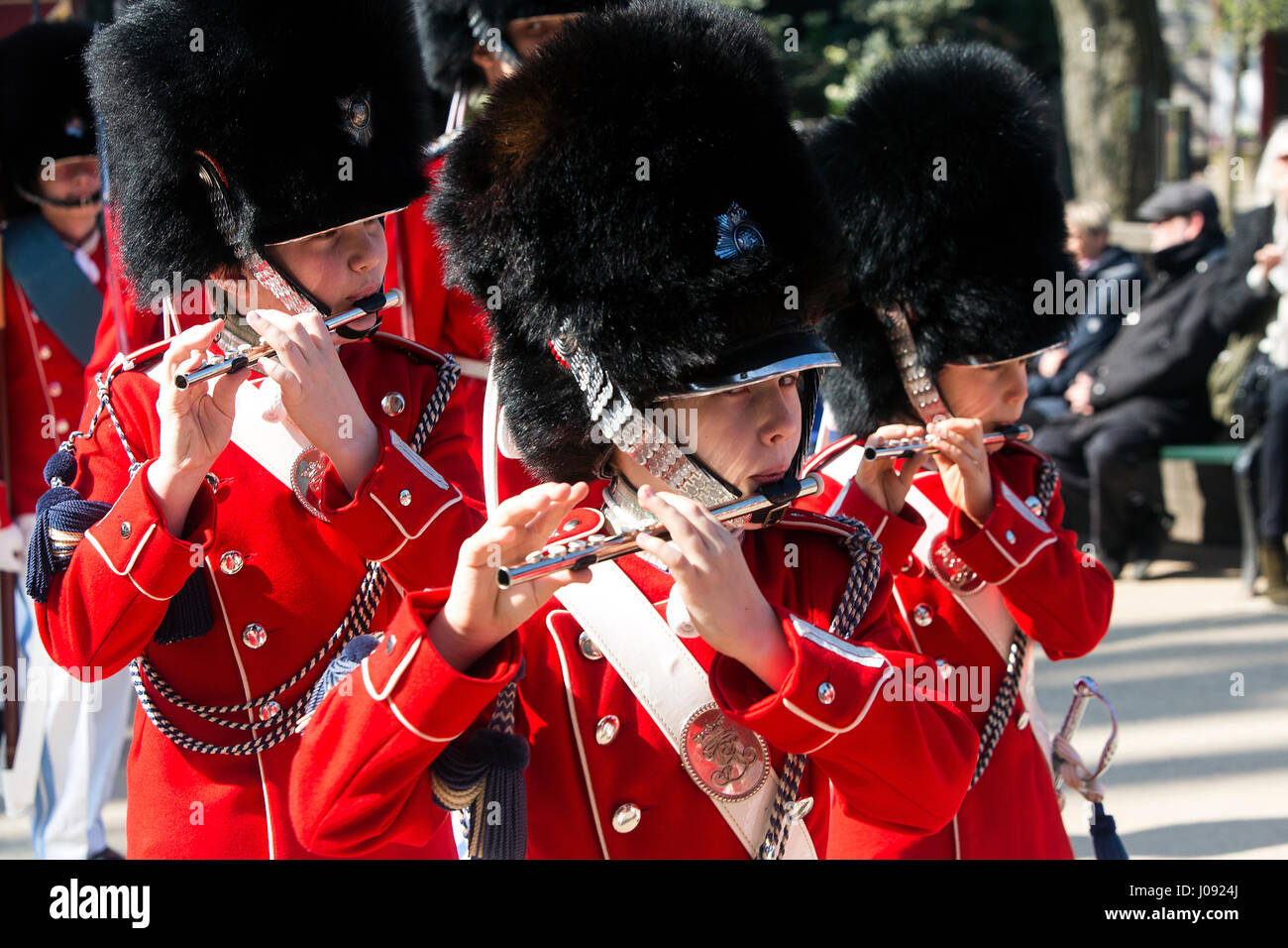 The Tivoli Guard, Copenhagen Stock Photo - Alamy