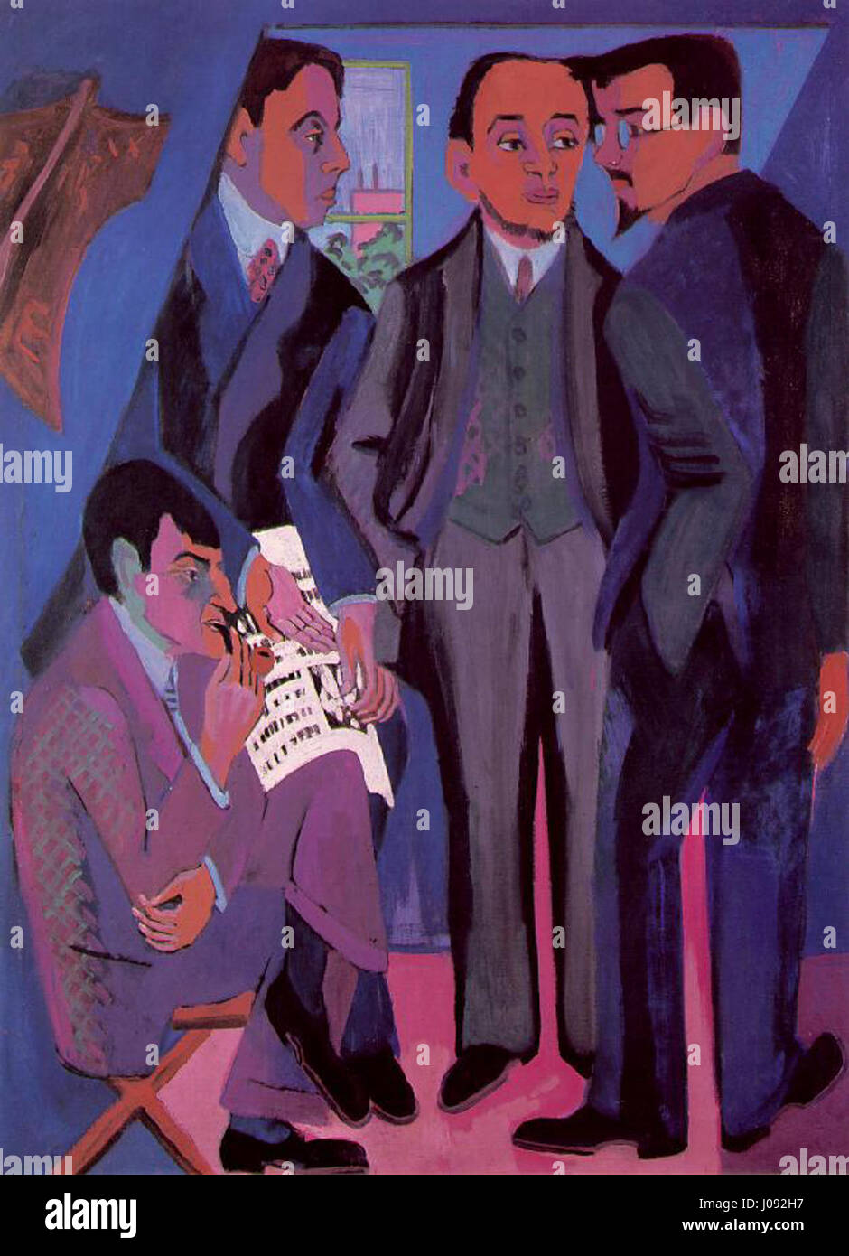 'Eine Künstlergemeinschaft' captures the essence of an artist community ...