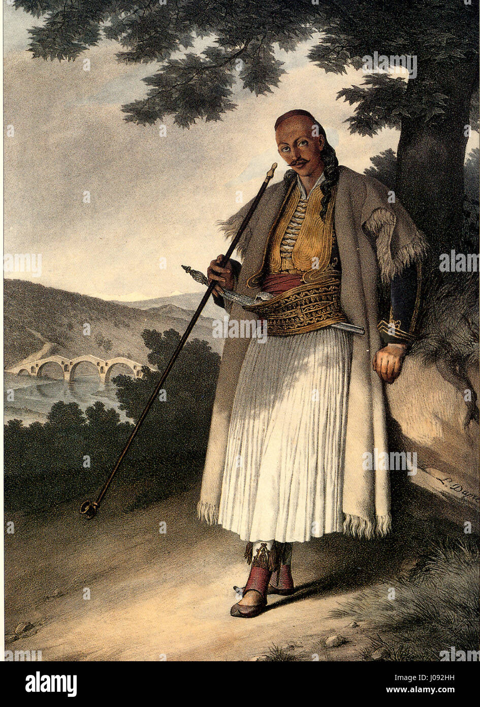 Dupré's 'Greek man from Yanina' is a portrait that reflects the unique ...