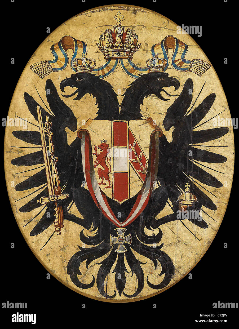 Double headed eagle austria hungary hi-res stock photography and images ...