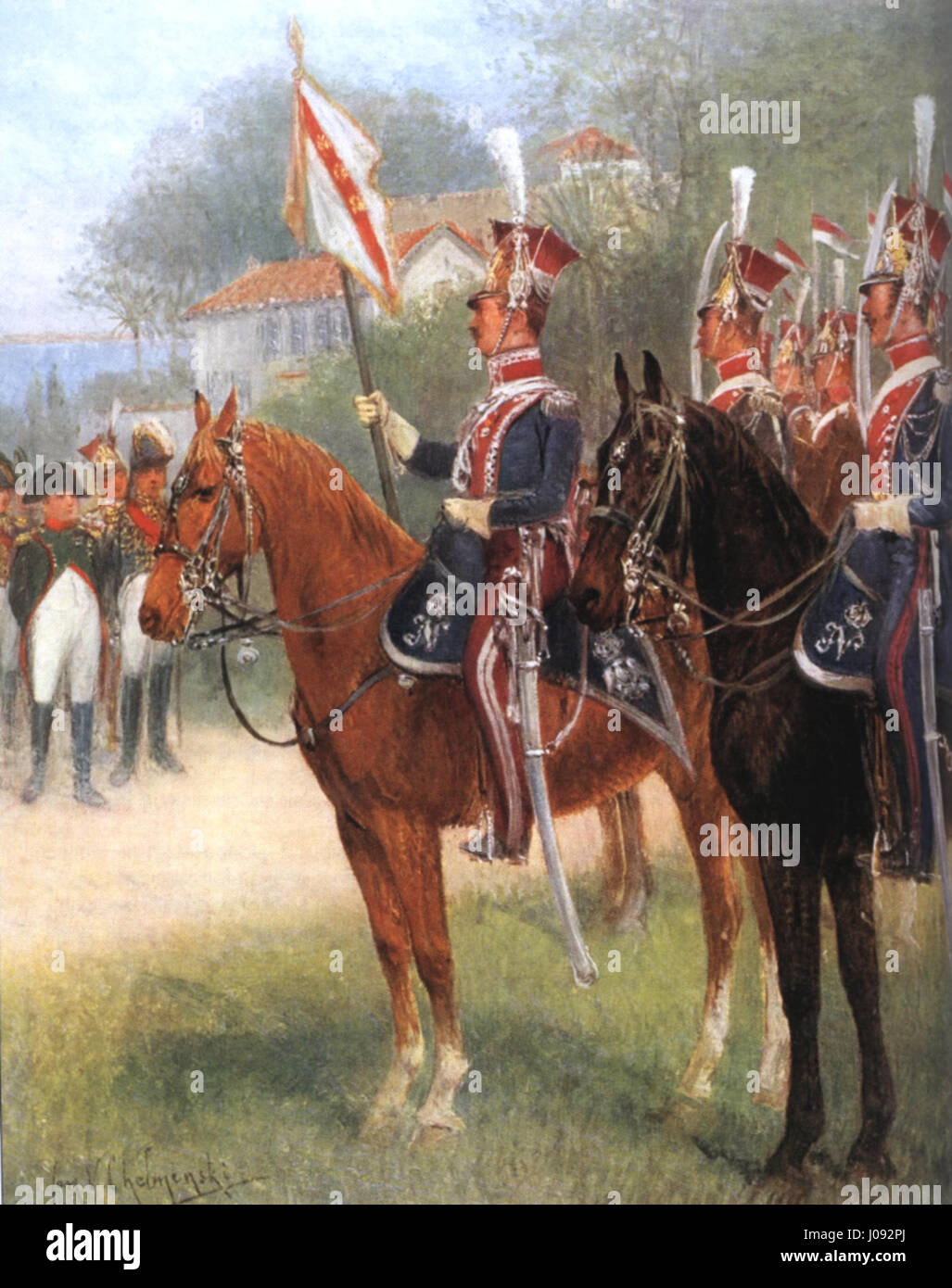 The Elba Squadron of the 1er régiment de chevau-légers lanciers ...