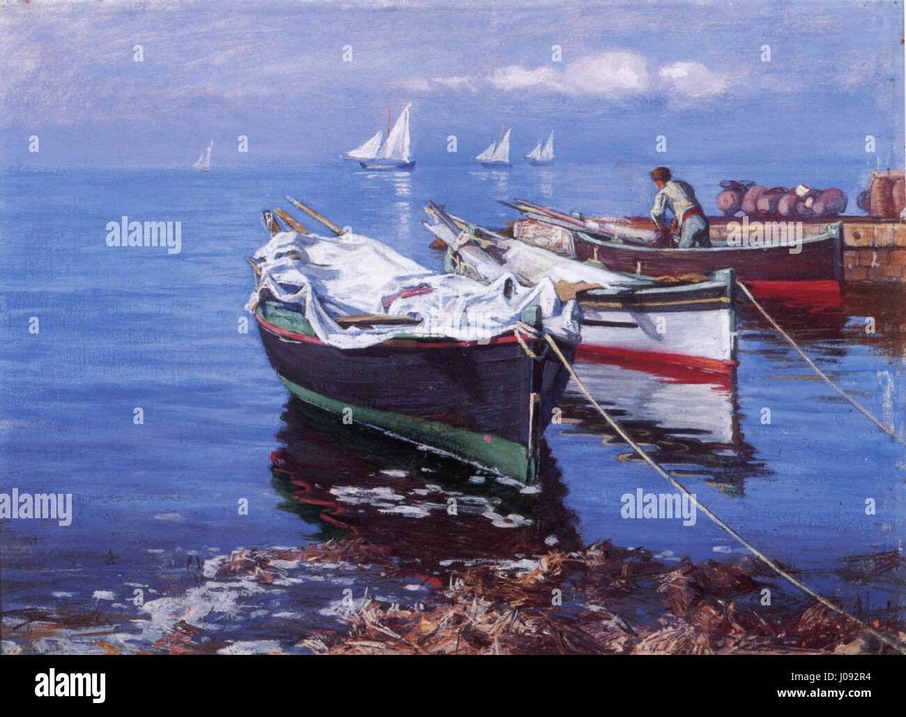 ‘Italialaisia veneitä’ (Italian Boats) by Elin Danielson-Gambogi ...