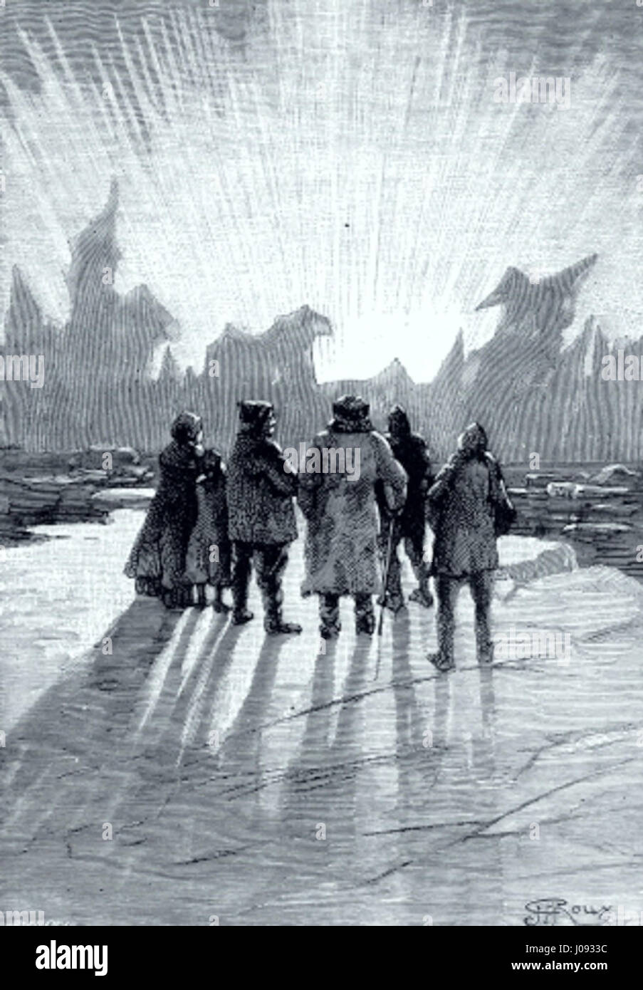 César Cascabel by George Roux is an illustration based on the adventure ...