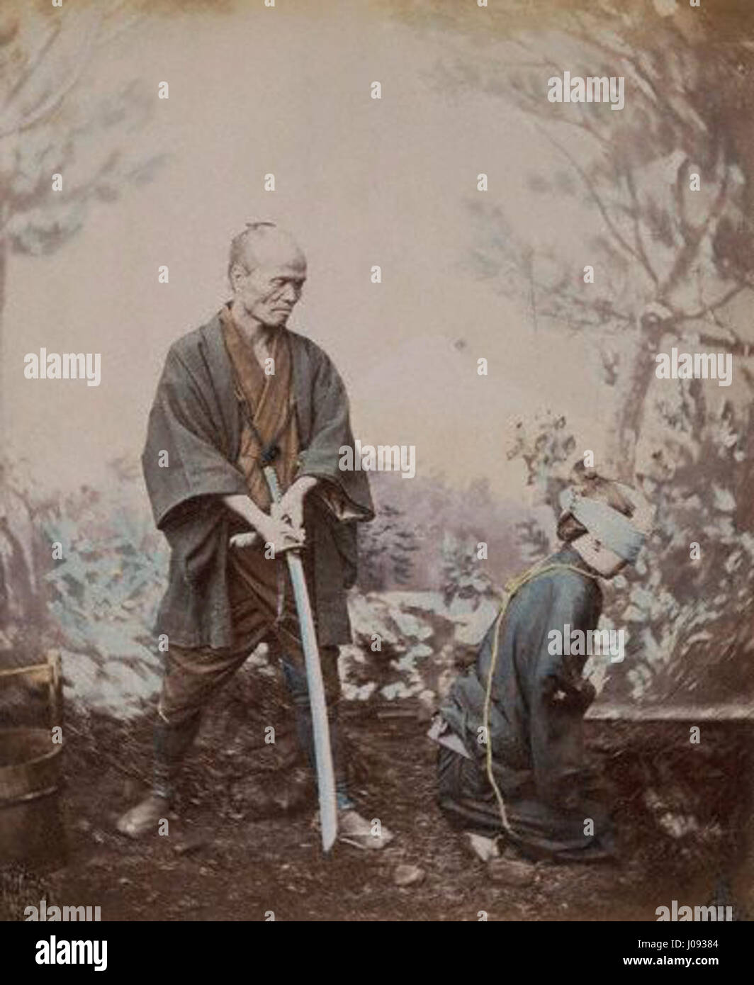 'Execution' by Felice Beato is a photograph capturing a historical ...