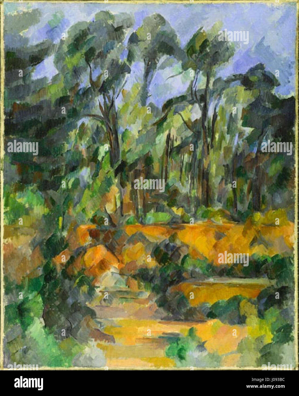 Paul Cézanne's 'Forest,' created between 1902 and 1904, captures the ...