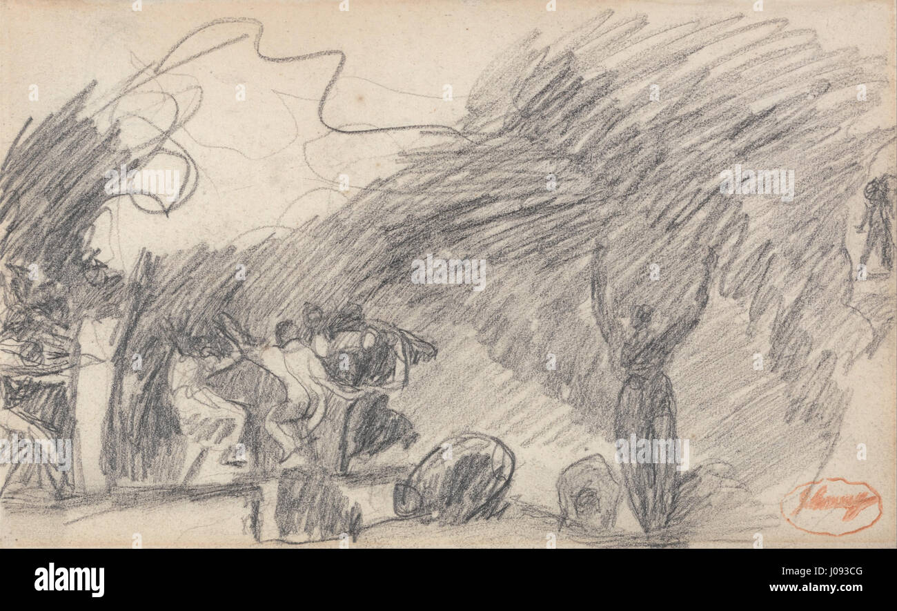 ‘The Witches' Cavern - Macbeth’ by George Romney depicts a dramatic ...