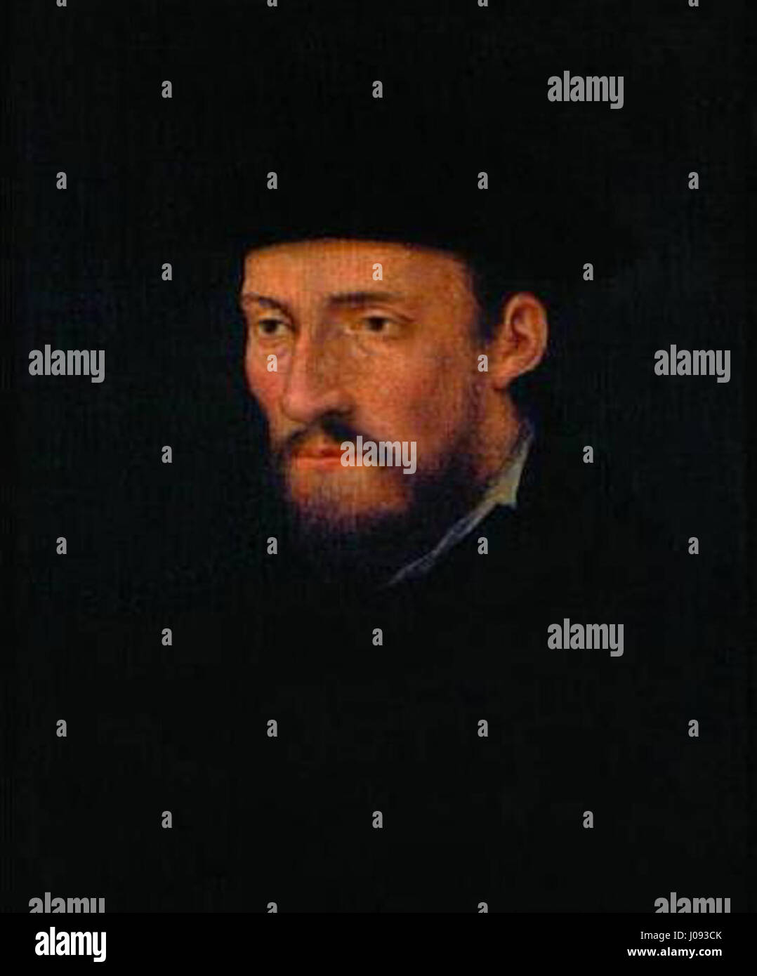 This portrait, attributed to François Clouet, represents a 16th-century ...