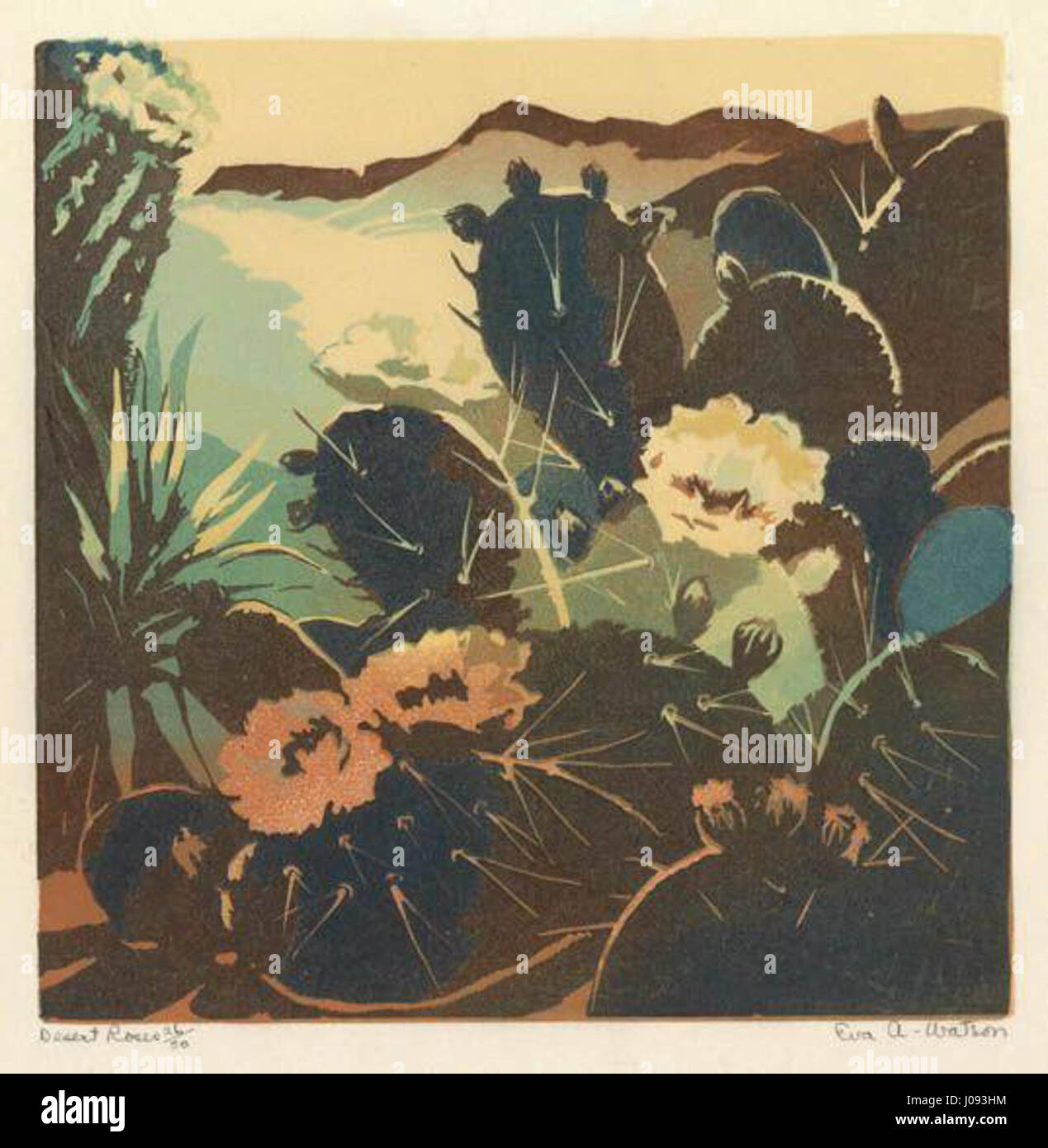 Eva Watson-Schütze's 'Wüstenrose' (Desert Rose) from 1920 is an iconic ...