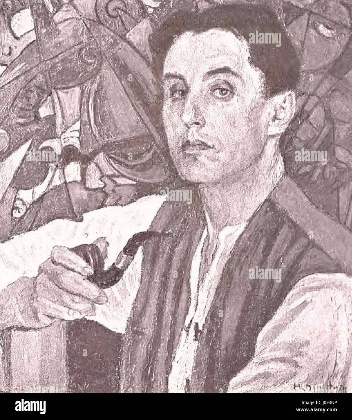Horațiu Dimitriu’s ‘Autoportret’ (Self-Portrait) reveals the artist’s ...