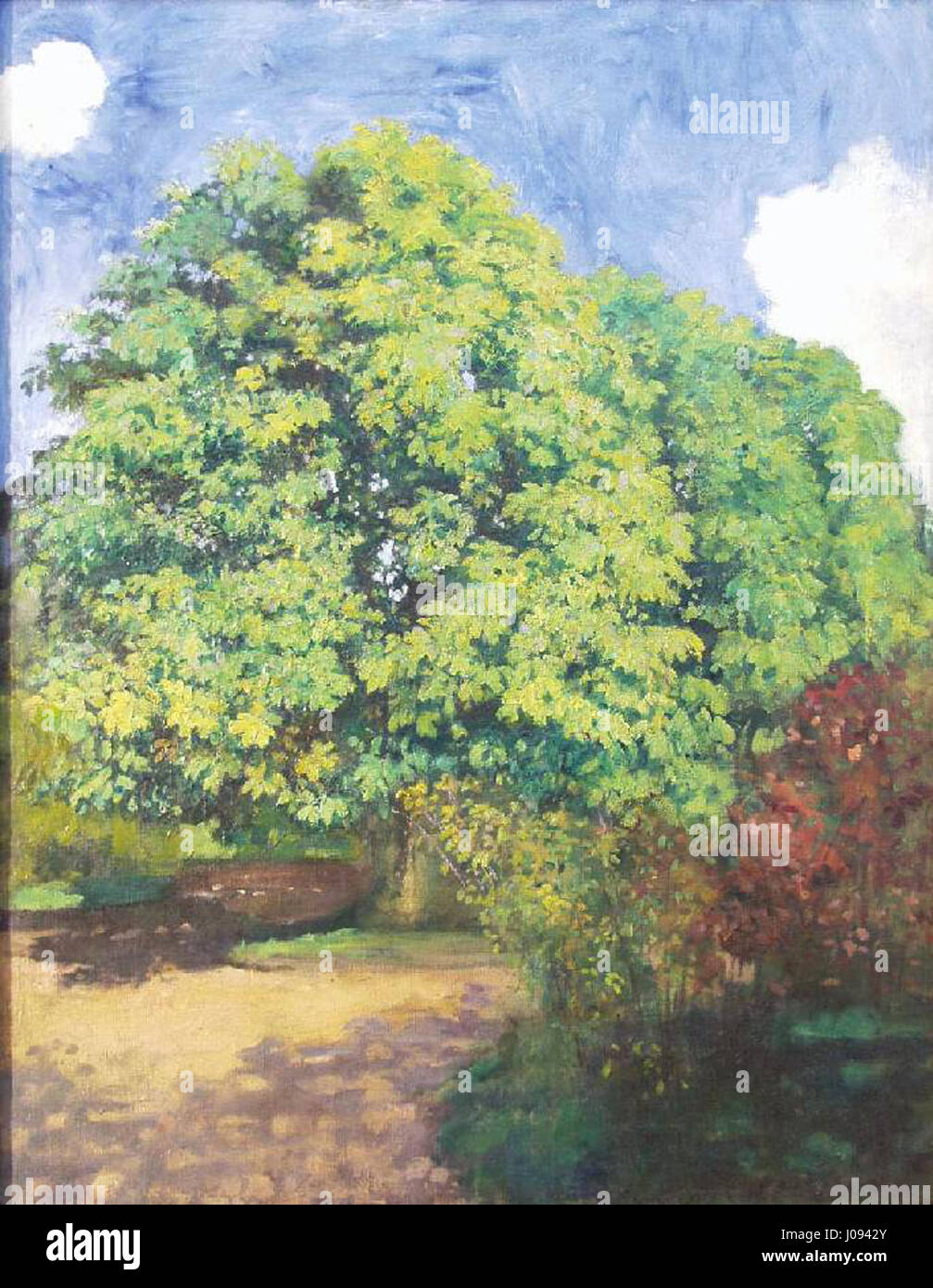 Károly Ferenczy’s 1900 painting 'Chestnut Trees' depicts the natural ...
