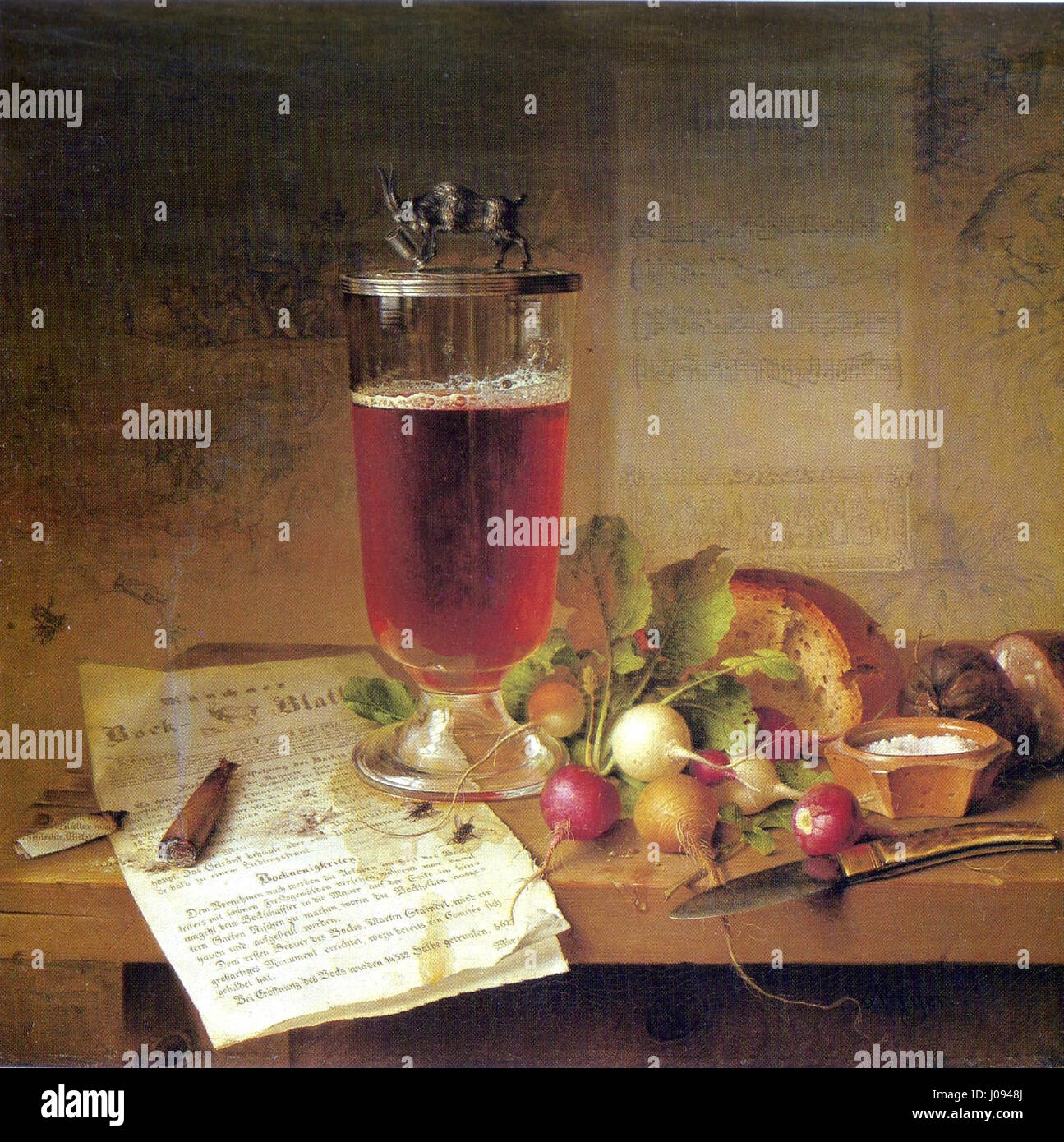 German still life 19th century hi-res stock photography and images - Alamy