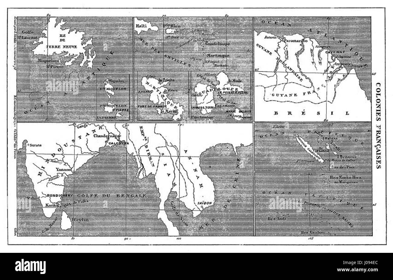 This map from 'Géographie illustrée de la France et de ses colonies ...