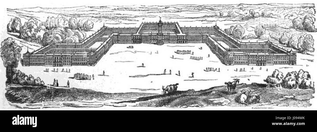 'Idée d'un phalanstère' is a concept drawing that illustrates an ...