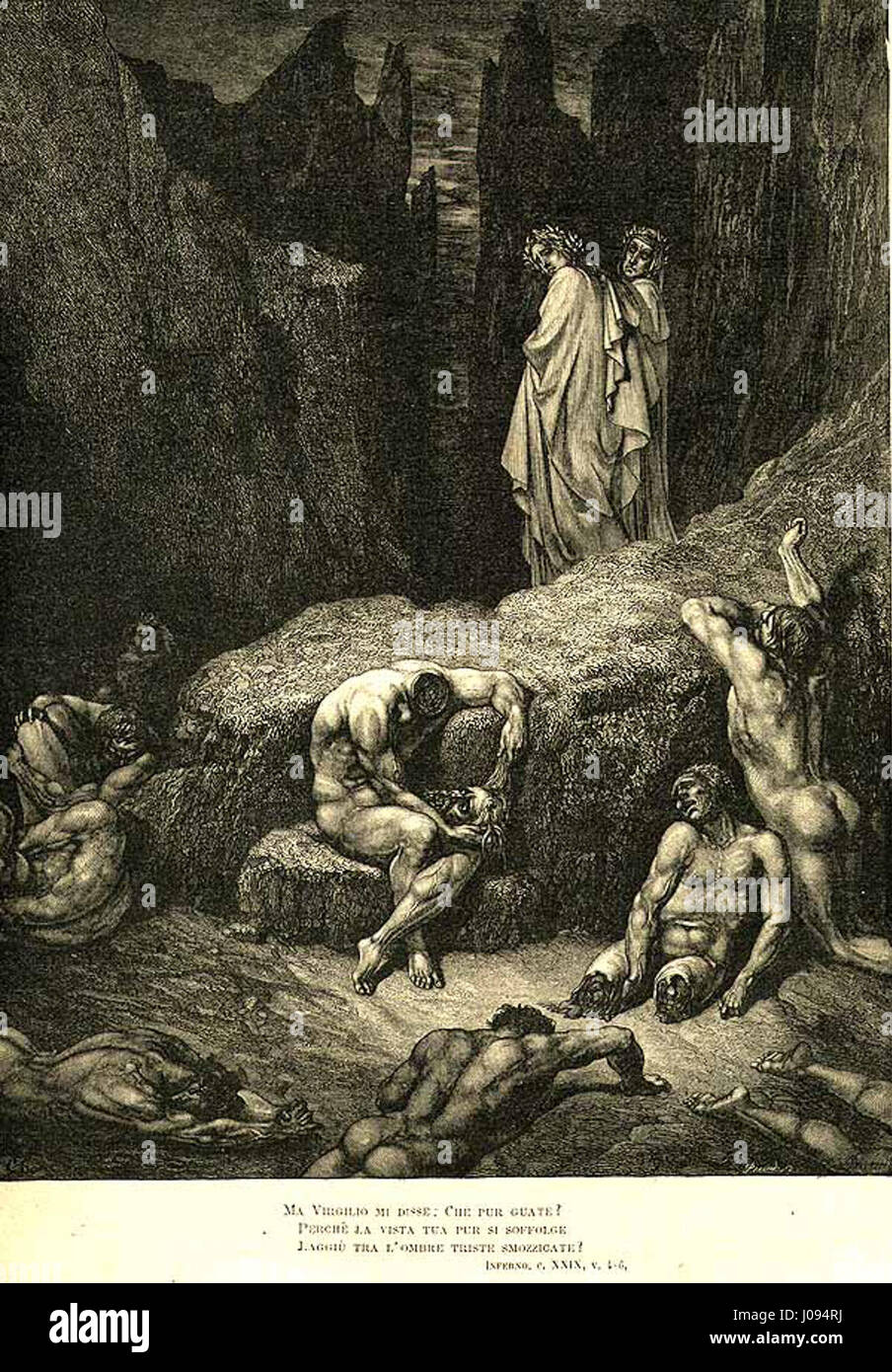 Inferno dante gustave dore hi-res stock photography and images - Alamy