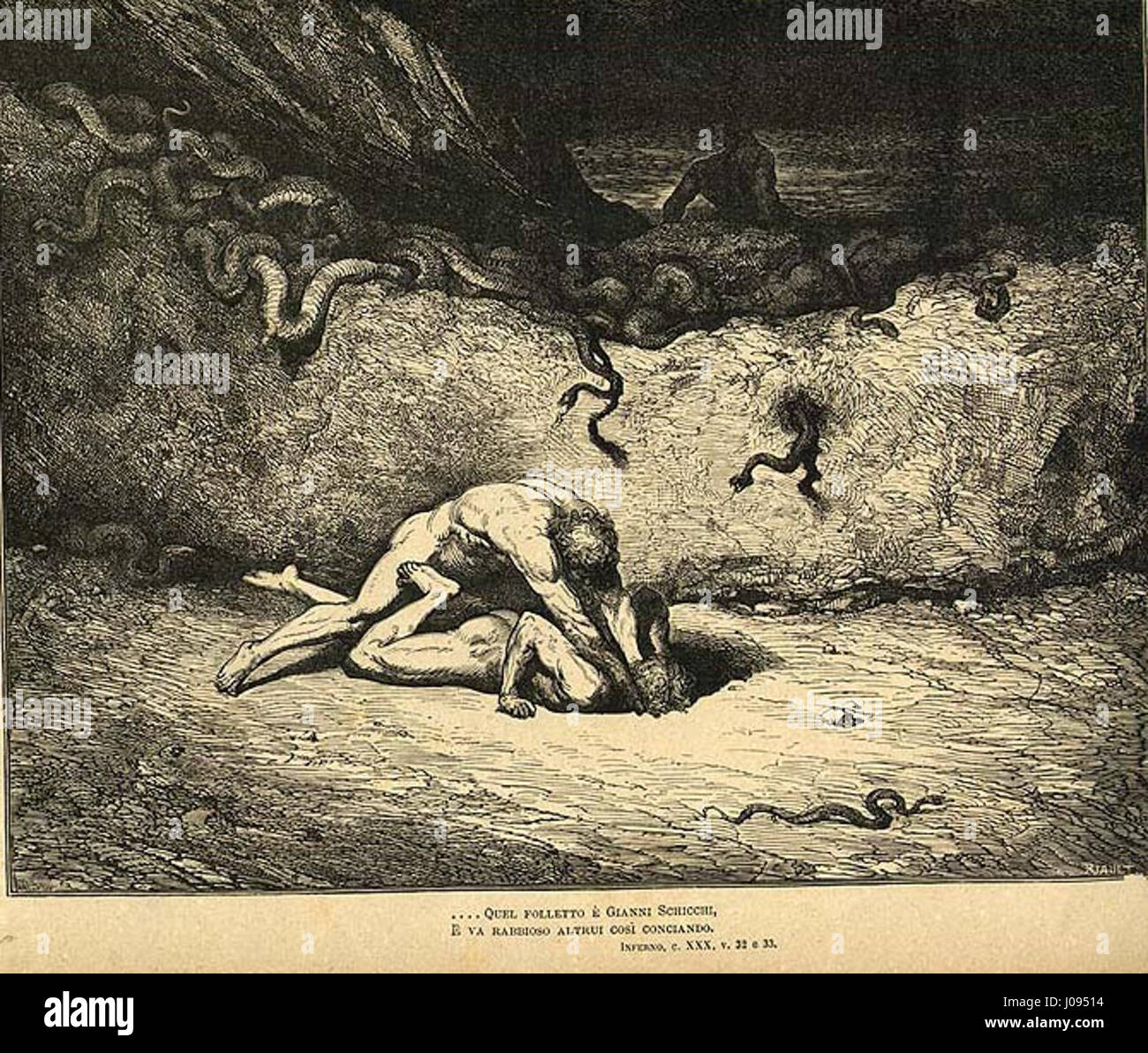 Gustave Doré’s illustration for Dante’s 'Inferno' Canto 30, titled ...