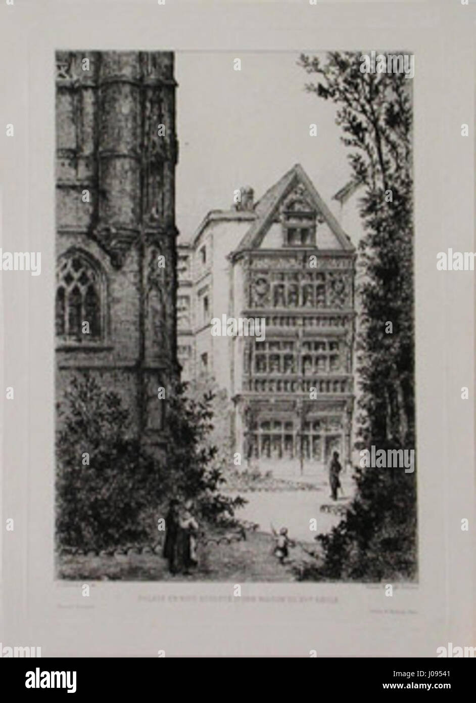 Jules Adeline’s 'Rouen Façade' depicts the intricate architecture of ...