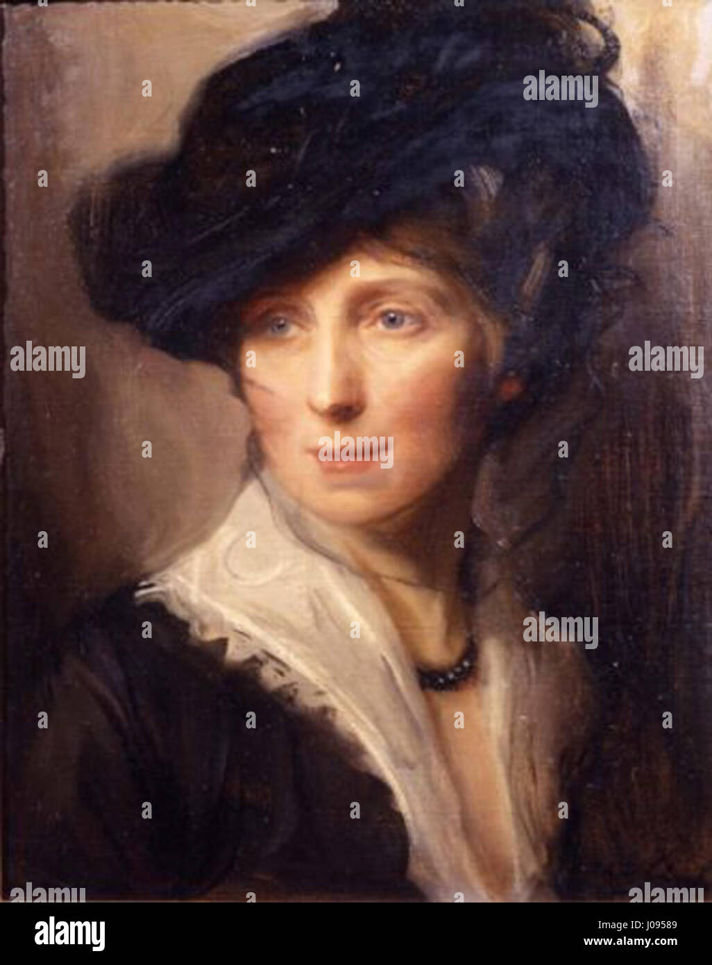 The portrait 'Lucy de László' was painted by the Hungarian artist ...