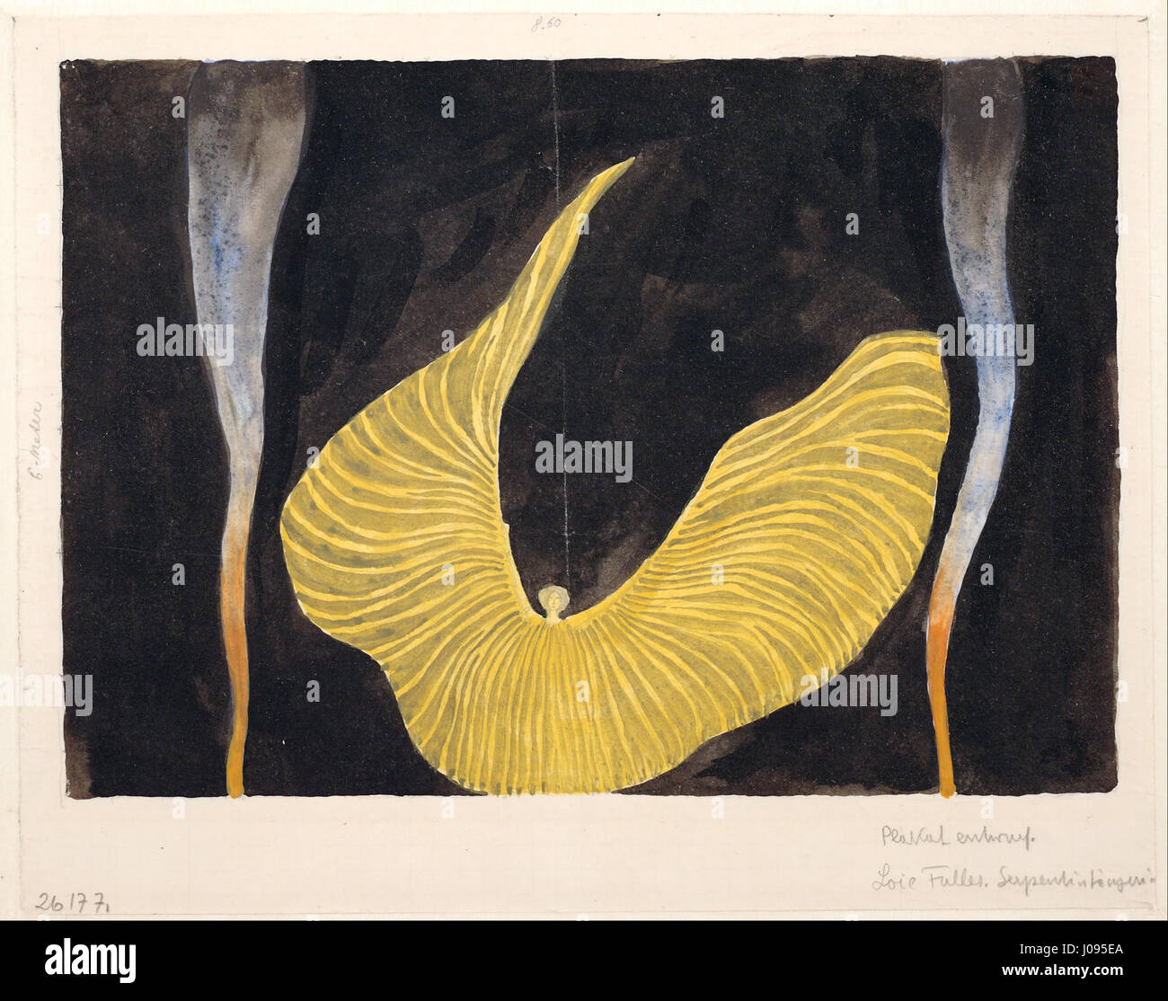 Koloman Moser’s 'Loïe Fuller in the Dance: The Archangel' depicts the ...