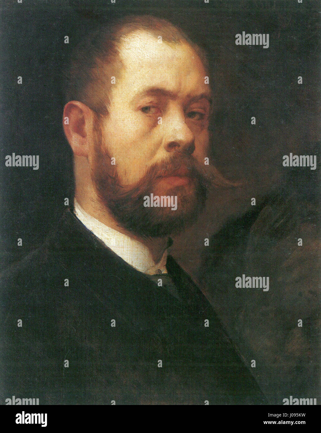 'Selbstporträt 1887' (Self-portrait 1887) by Lovis Corinth showcases ...