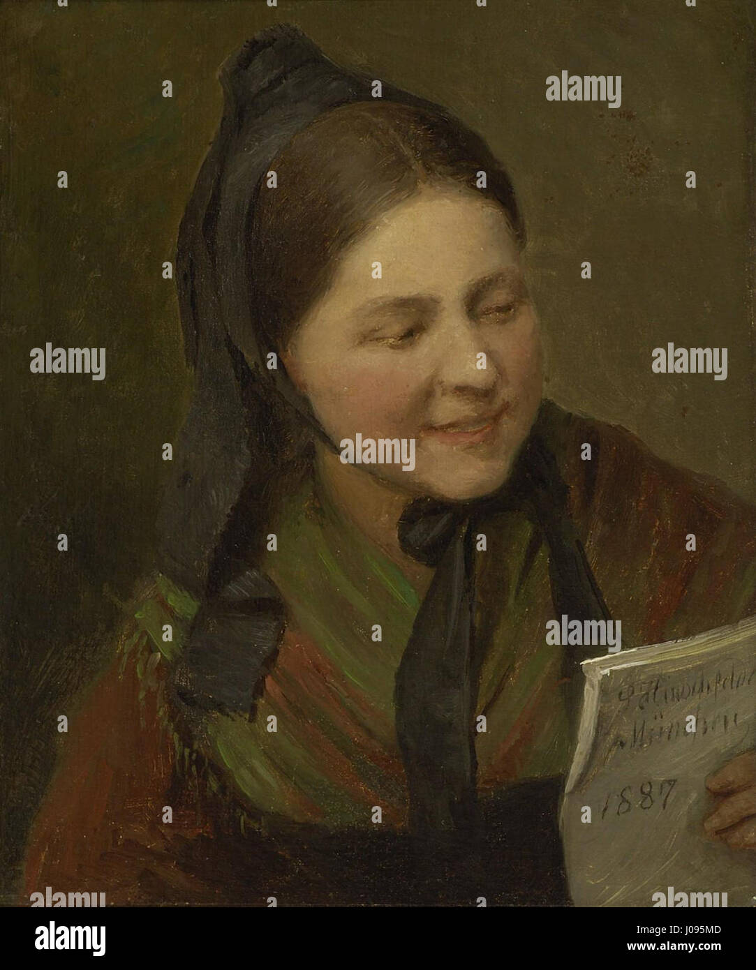 Hirschfelder's 'Bauernmädchen' (Peasant Girl) portrays a rural German ...