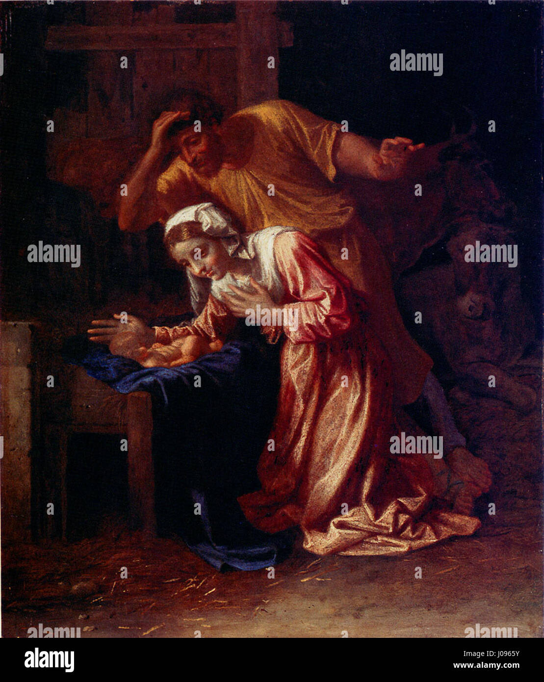 'Nativité' (Nativity) by Nicolas Poussin is a classical depiction of ...