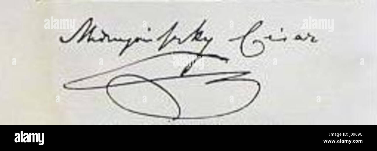 20th century signature hi-res stock photography and images - Alamy