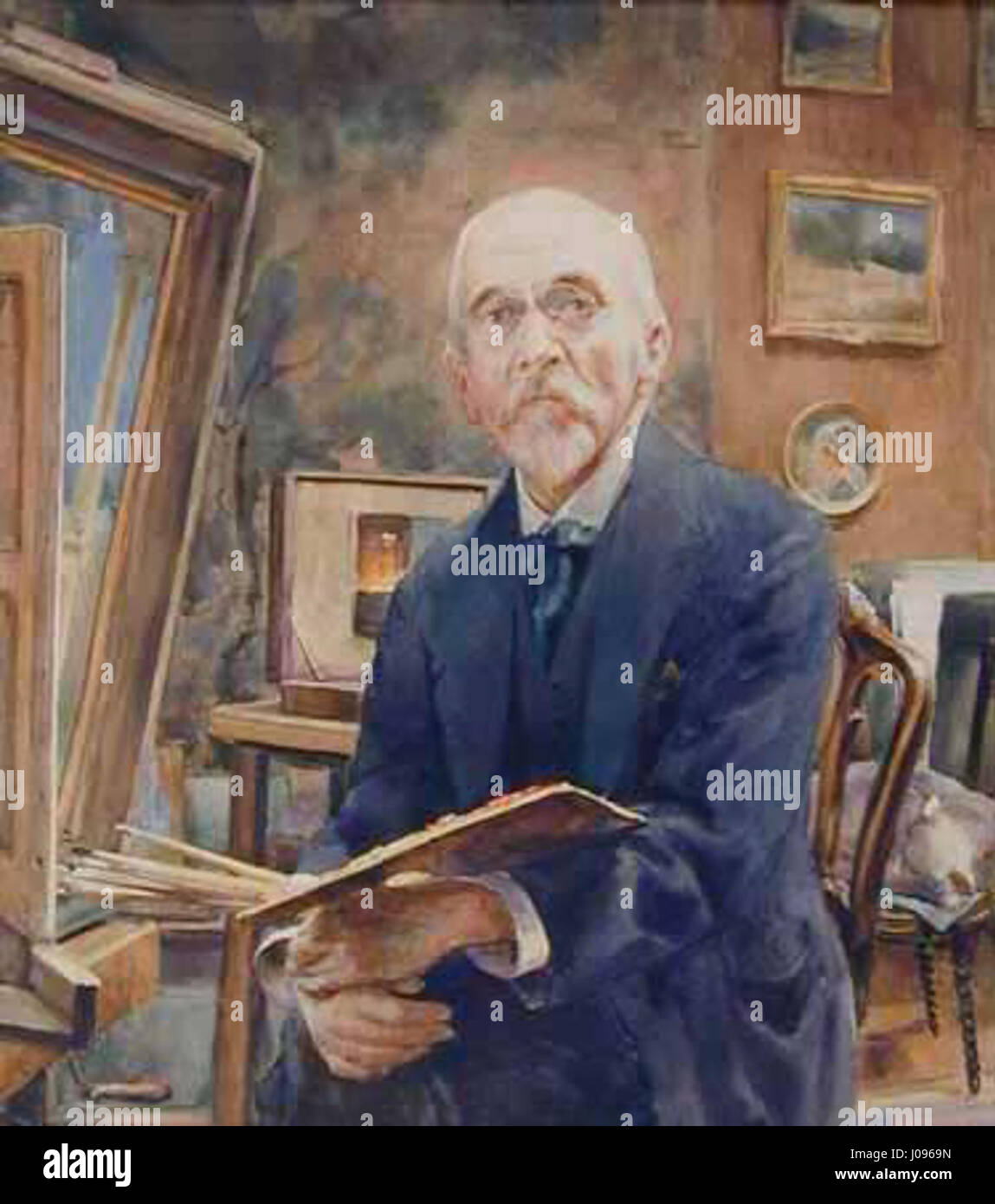 'Marcel Rieder … l'atelier' is an artwork by French artist Marcel ...