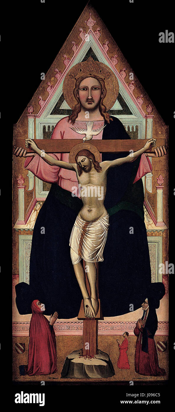 Niccolò di Pietro Gerini's 'The Trinity' is a religious artwork ...