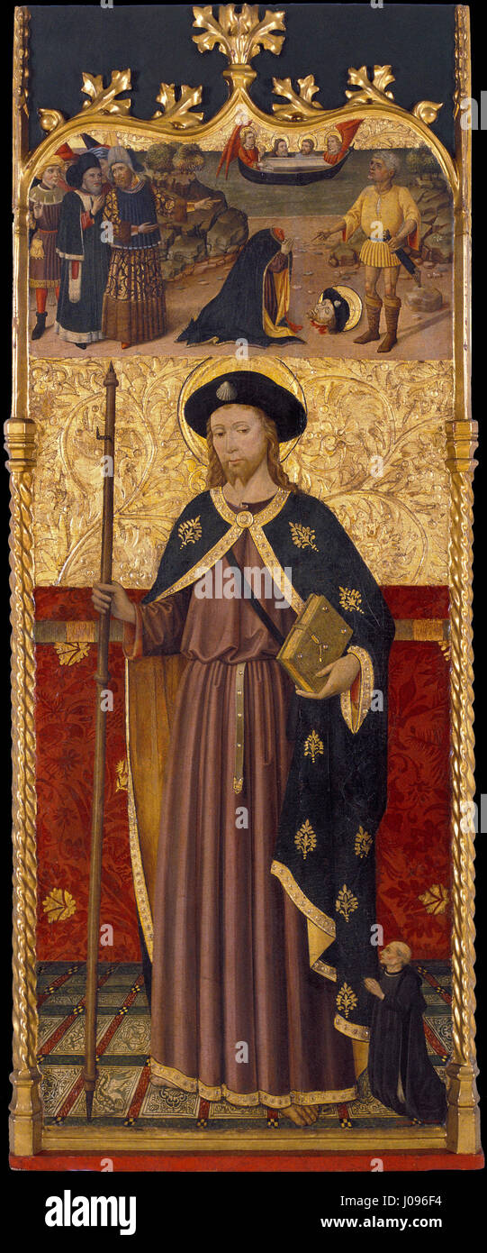 The 'Saint James with a Donor and Decapitation of Saint James' by the ...