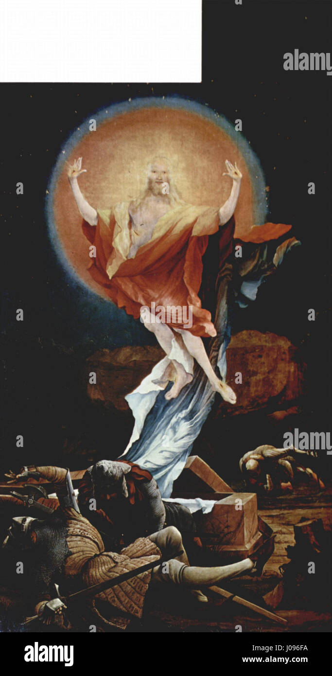 Mathis Gothart Grünewald's artwork is a part of his famous altarpiece ...