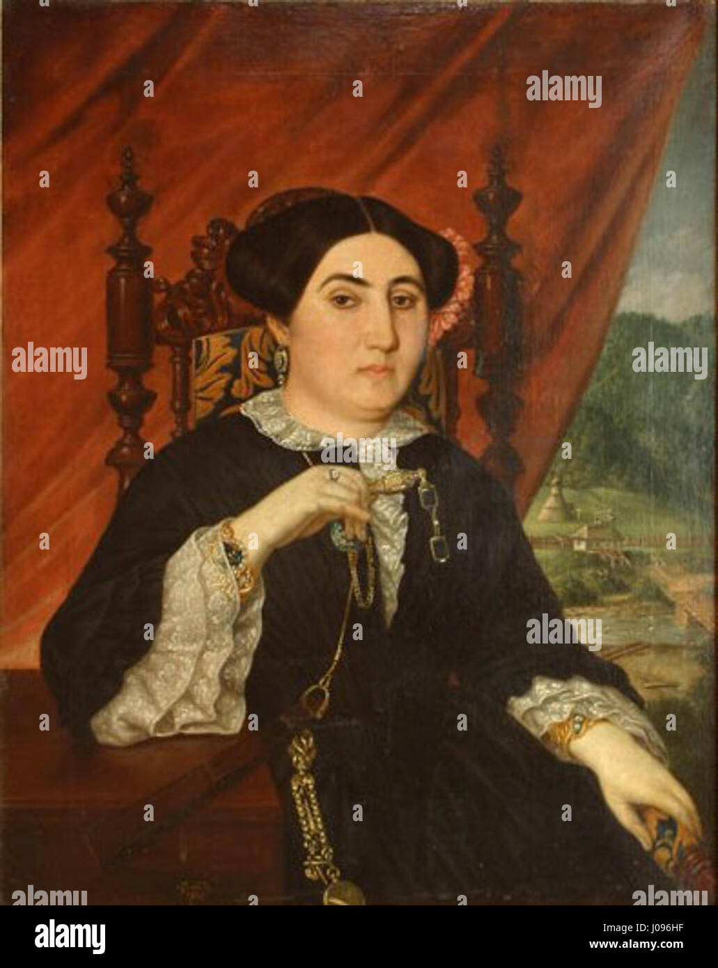 This portrait by Niccolò Livaditti depicts Ana Bals, highlighting the ...