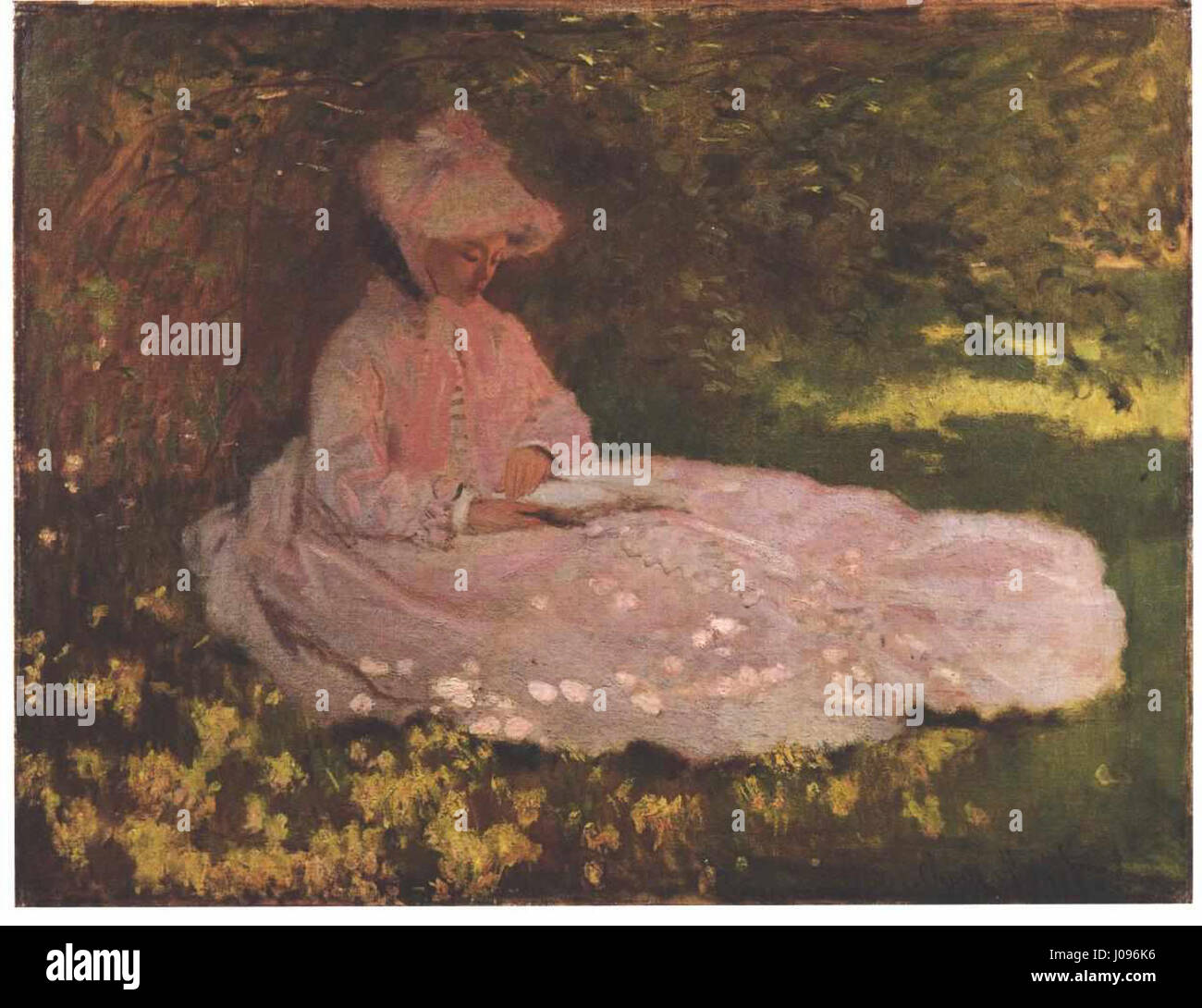 ‘Frühling’ by Claude Monet captures the essence of spring with its ...