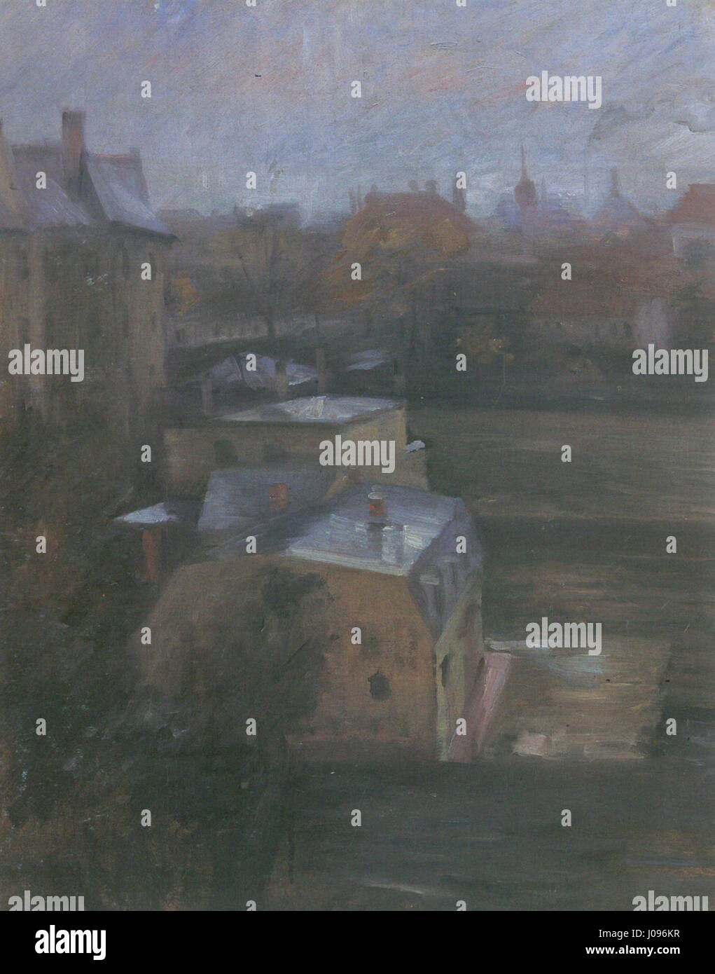 Lovis Corinth’s 1896 painting 'Blick aus dem Atelier München-Schwabing ...