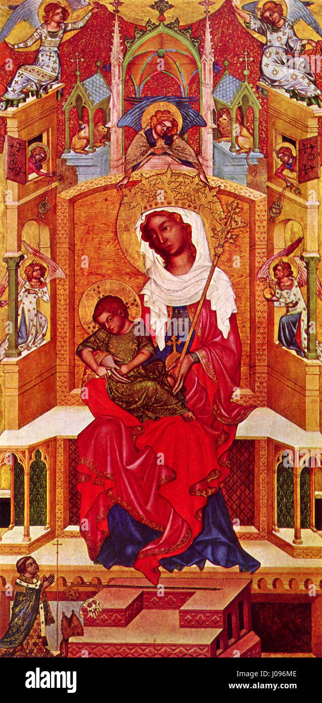 *Kladsko Madonna* (modified) by Böhmscher Meister, is an adaptation of ...