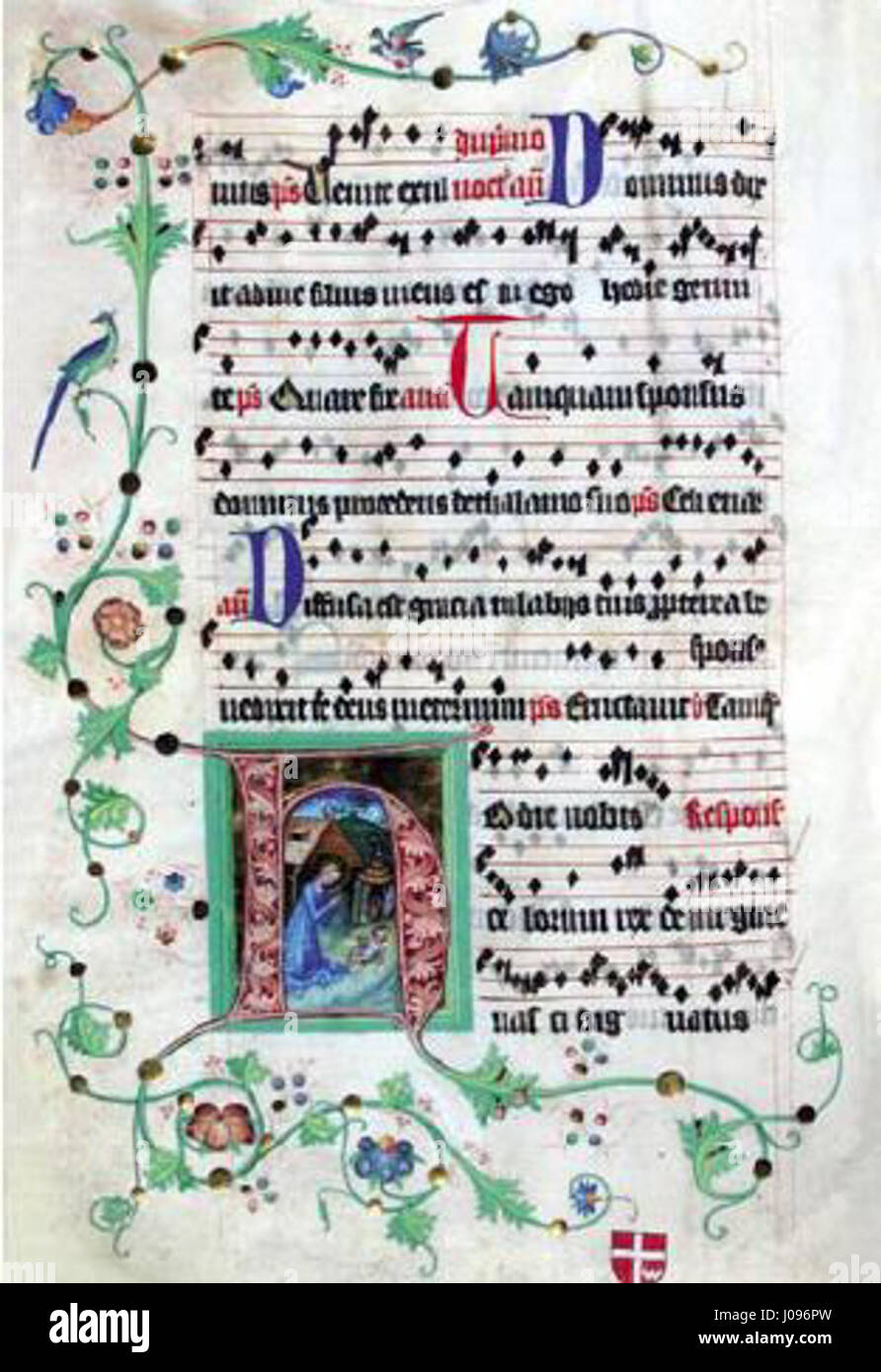 The Olesnicki Antiphonary is a liturgical manuscript, typically used in ...