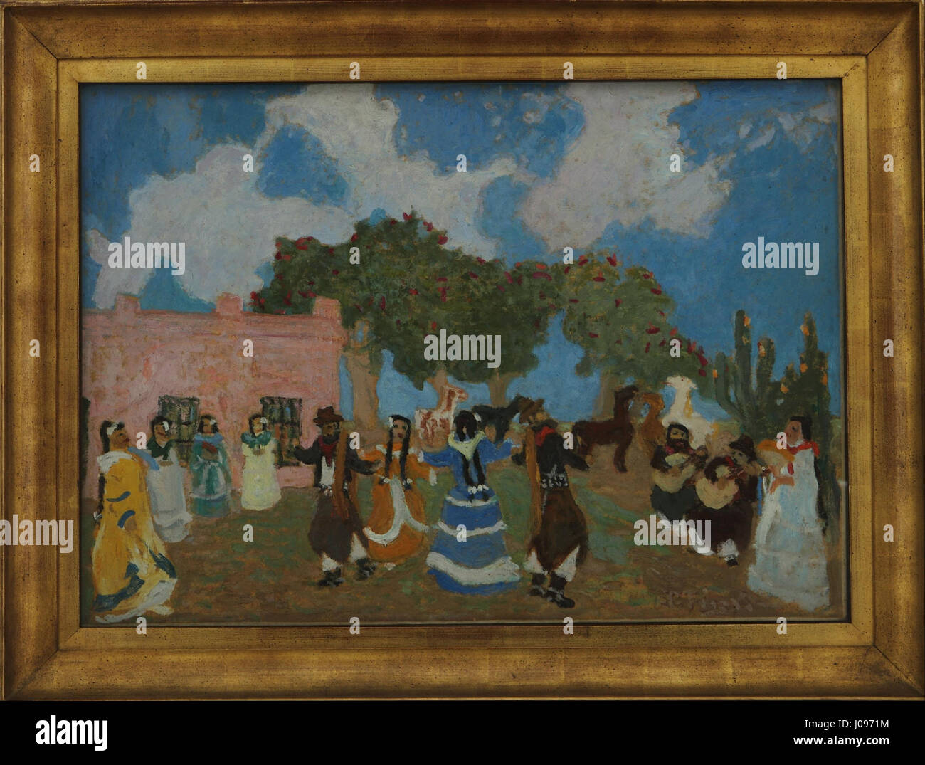 Pedro Figari’s 'Pericón' is a vibrant portrayal of the traditional ...