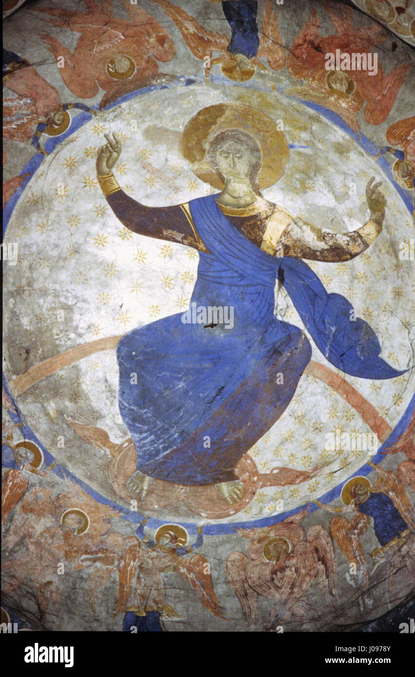 The paintings in St. Demetrius Church, located in Markova Susica ...