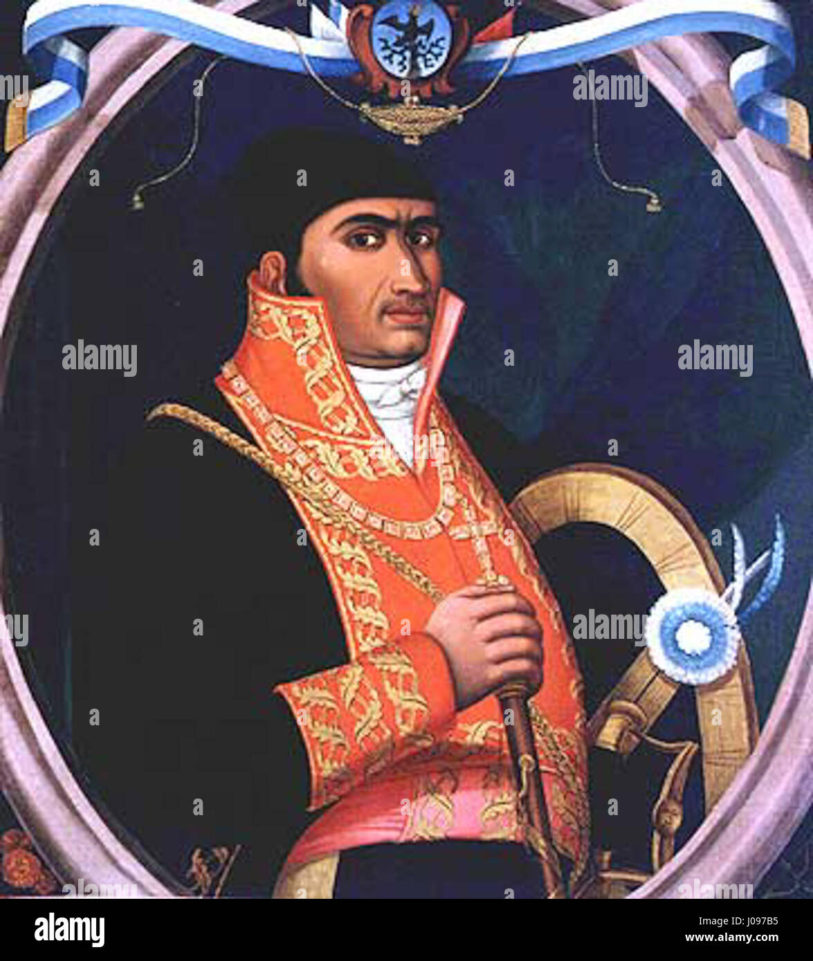 'Morelos por autor anónimo' is an anonymous portrait of Mexican ...