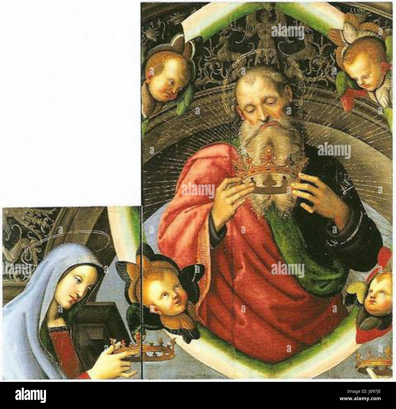 Raphael’s altarpiece 'Retablo de San Nicola da Tolentino' is a ...