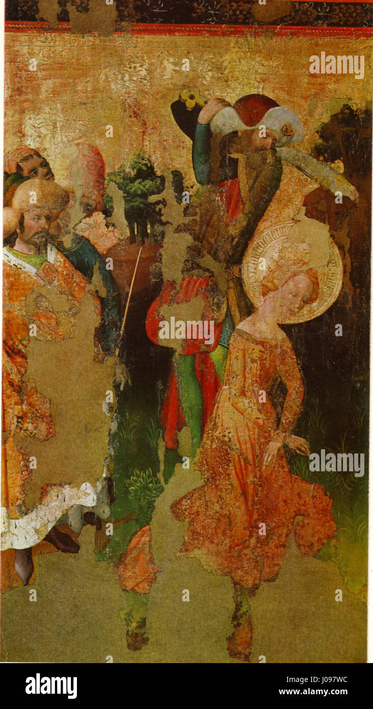 The 'Pyhän Barbaran alttarikaappi' (Altar Cabinet of Saint Barbara ...