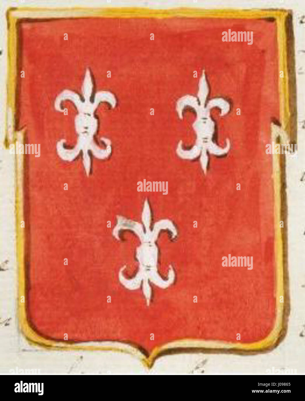 The Rumsiskes coats of arms from 1791 depict the heraldic symbols ...