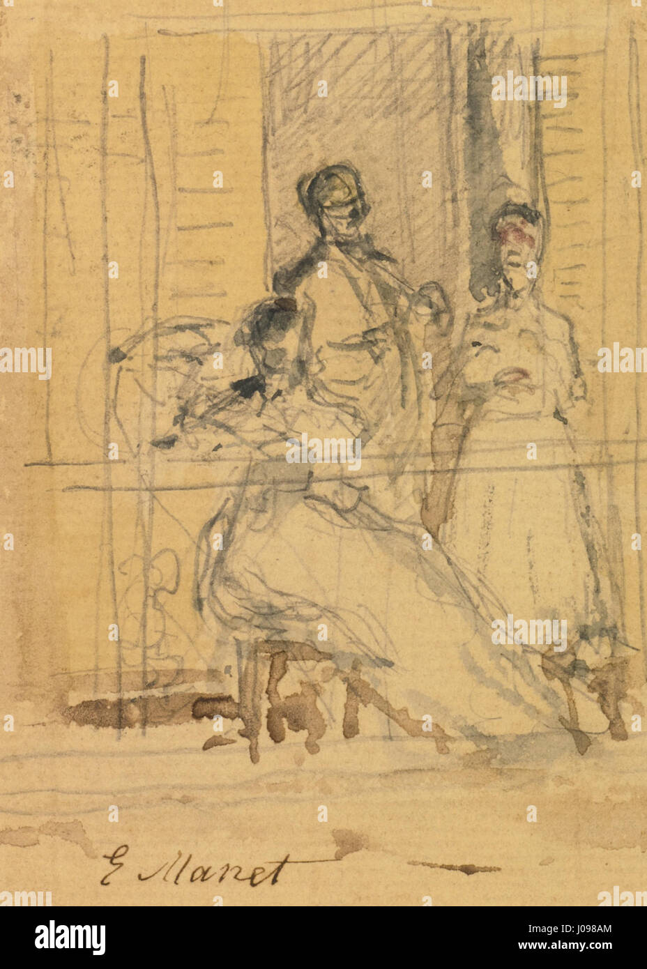 Le balcon edouard manet hi-res stock photography and images - Alamy