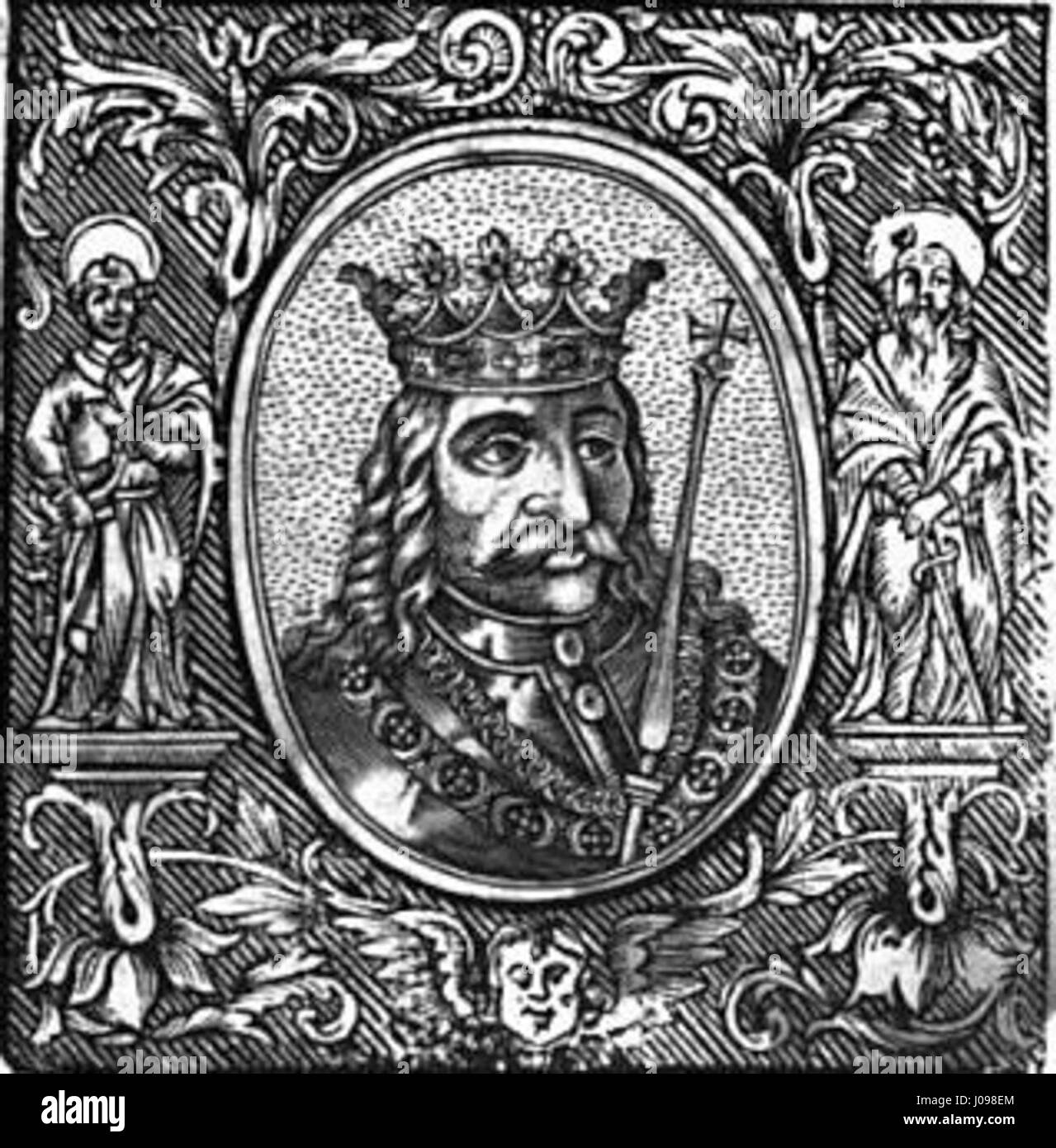 Podebrad refers to a historical figure or location, possibly related to the Czech region of ...